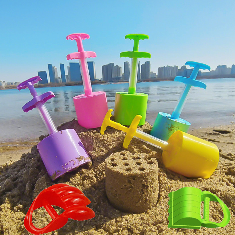 Kids Sandbox Molds Beach Toys Shovel Castle Building Sand Brick Walls ...