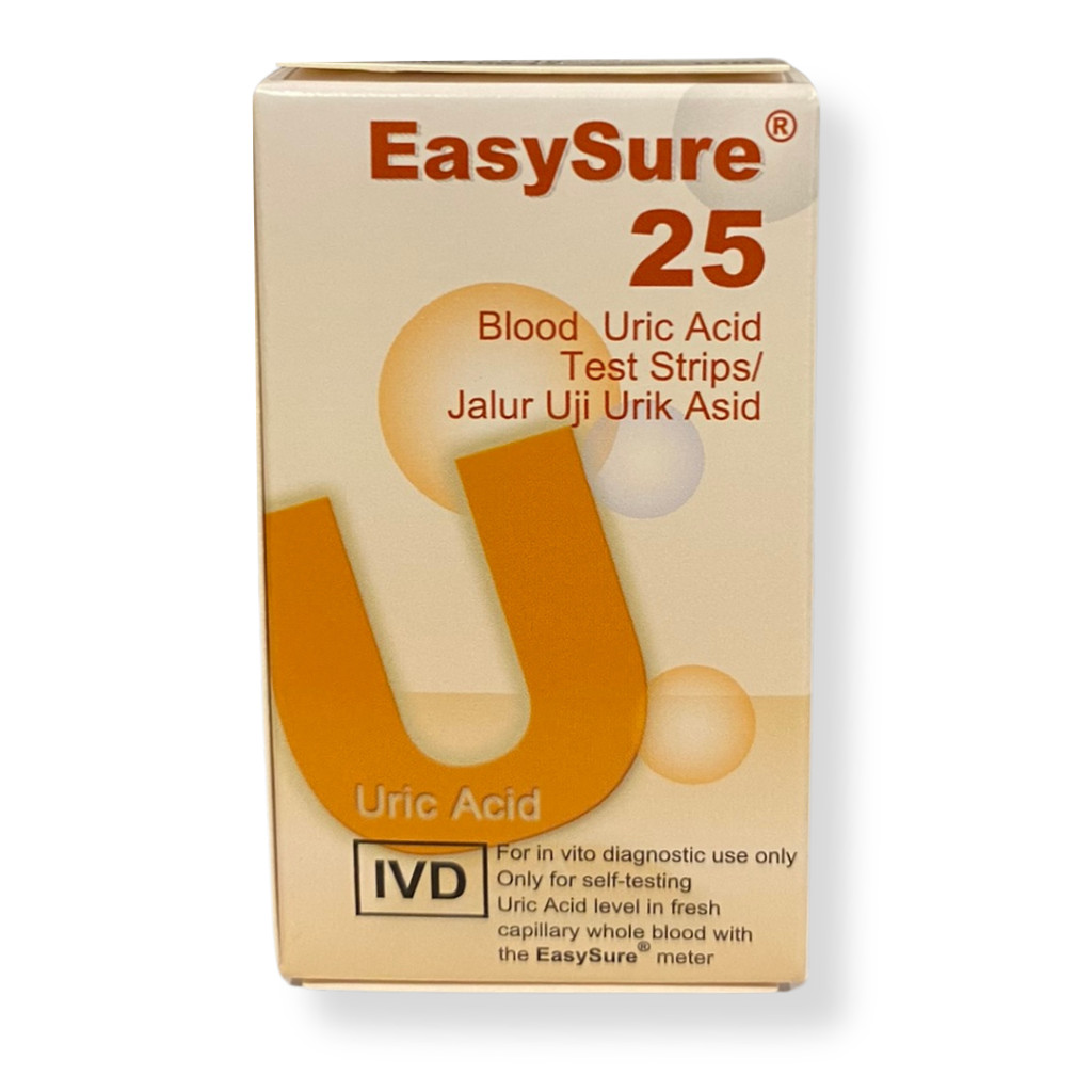 EasySure GCU Uric Acid Test Strips (25 Strips) | Shopee Malaysia