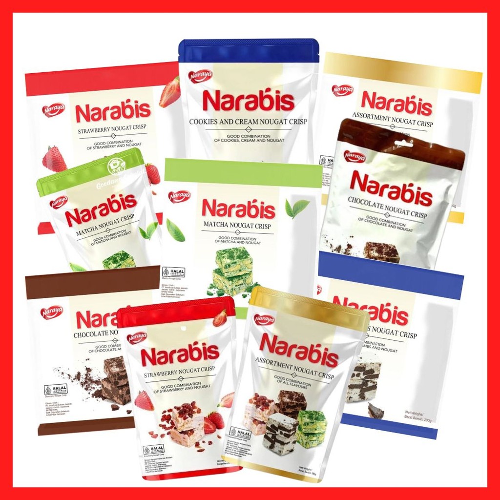 Naraya Narabis Crispy Cookies Various Flavors 200g | Shopee Malaysia