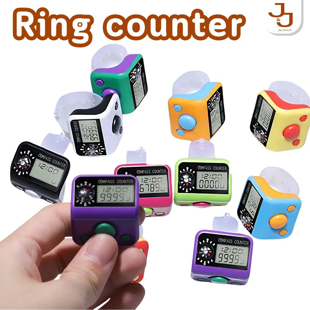 Finger Tally Counter with Digital Electronic Digital Tasbih Counters ...