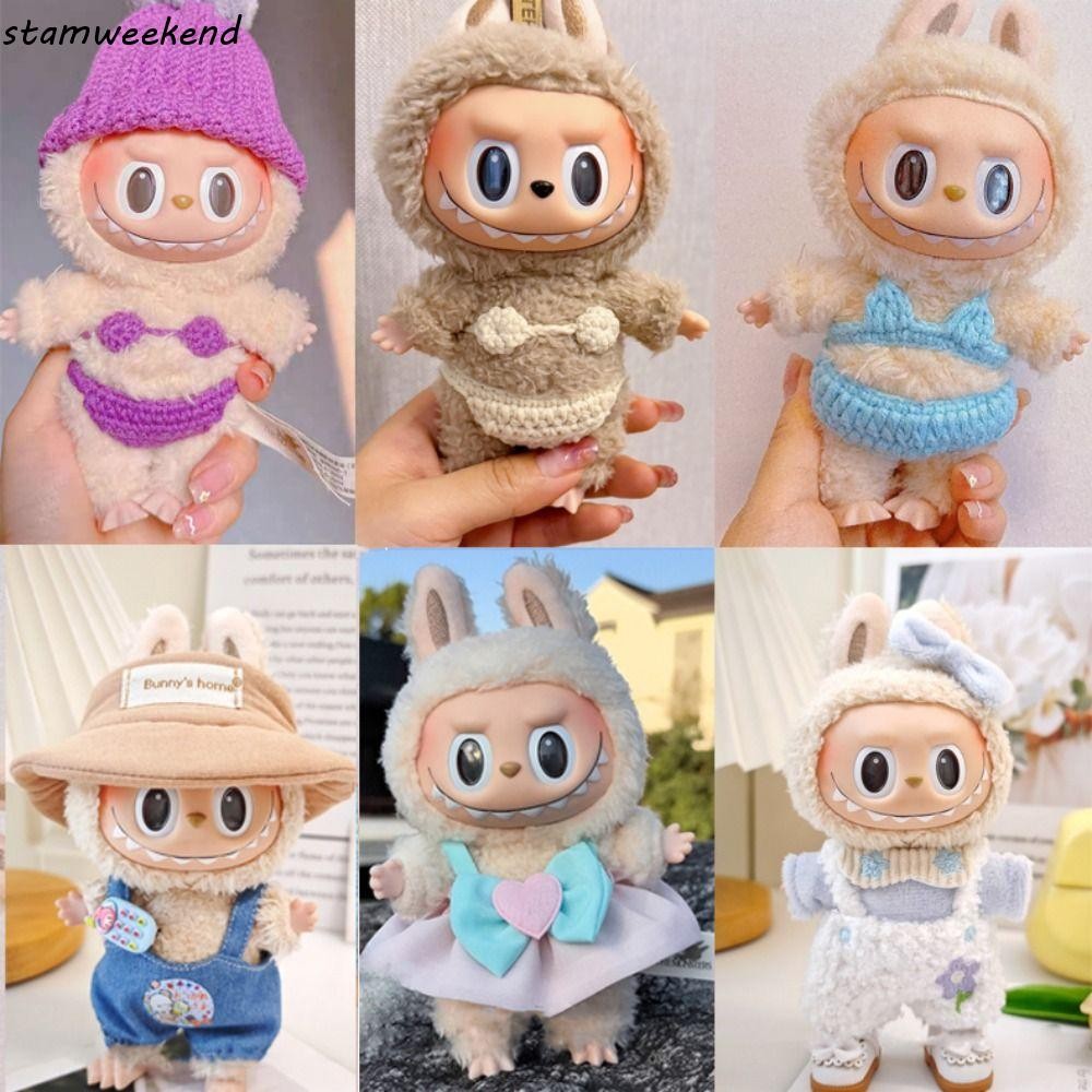 STAMWEEKEND 17cm Labubu Time Clothes, Bikini Set Strap Pants Labubu ...
