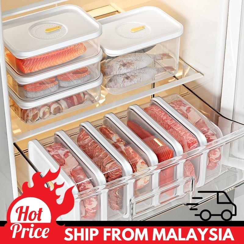 FRIDGE ORGANIZER BOX PLASTIC, food-grade frozen special freezer storage ...