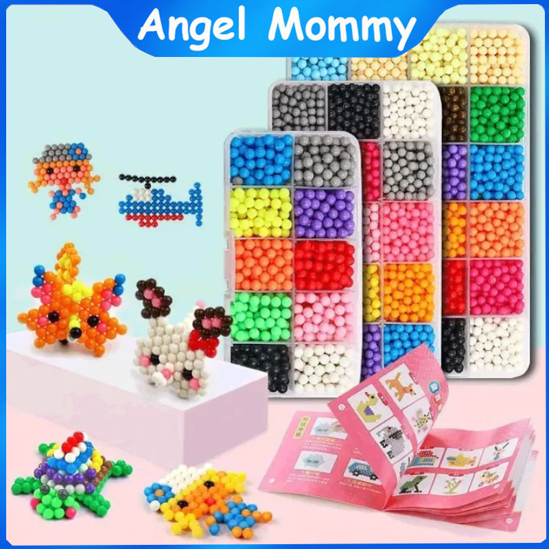 DIY Water Mist Magic Beads Toys for Kids Water Sticky Beads Accessories ...