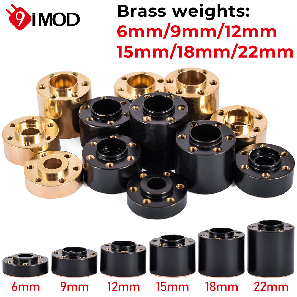 RC Climbing Car Upgrade Parts 1.9 2.2 VP Hub Widened Counterweight Brass Wheel Hex Hub Adapter ...