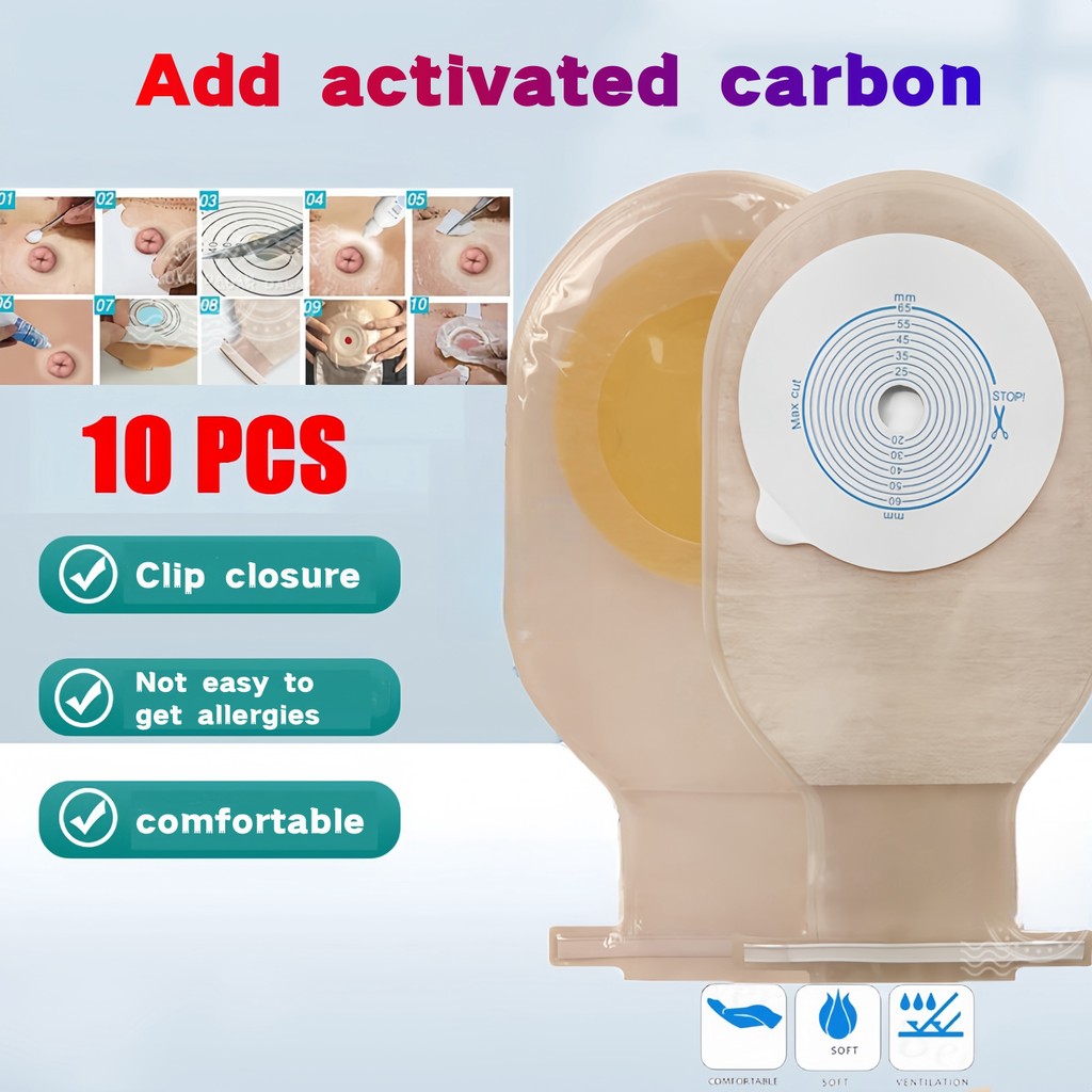 10Pcs Adult Colostomy Bag Colostomy Bag | Shopee Malaysia