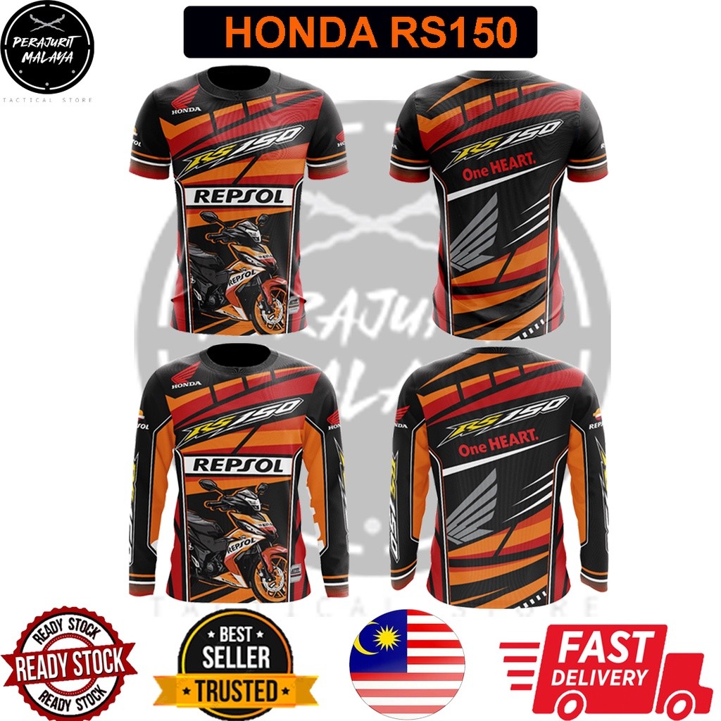 Perajurit Malaya Uinsex long sleeve sublimation automotive design t ...
