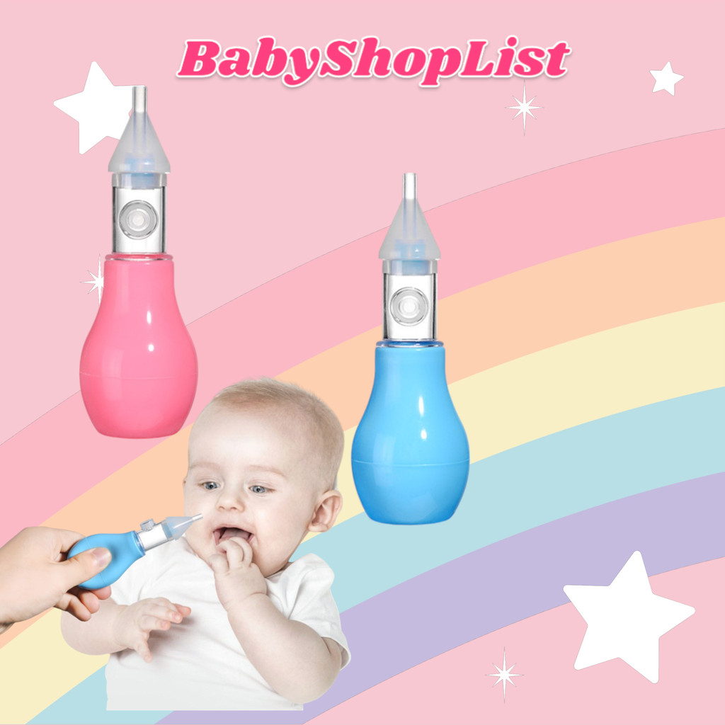 BabyShopList Soft Silicone Baby Nose Cleaner Suction Pump Mucus Vacuum ...