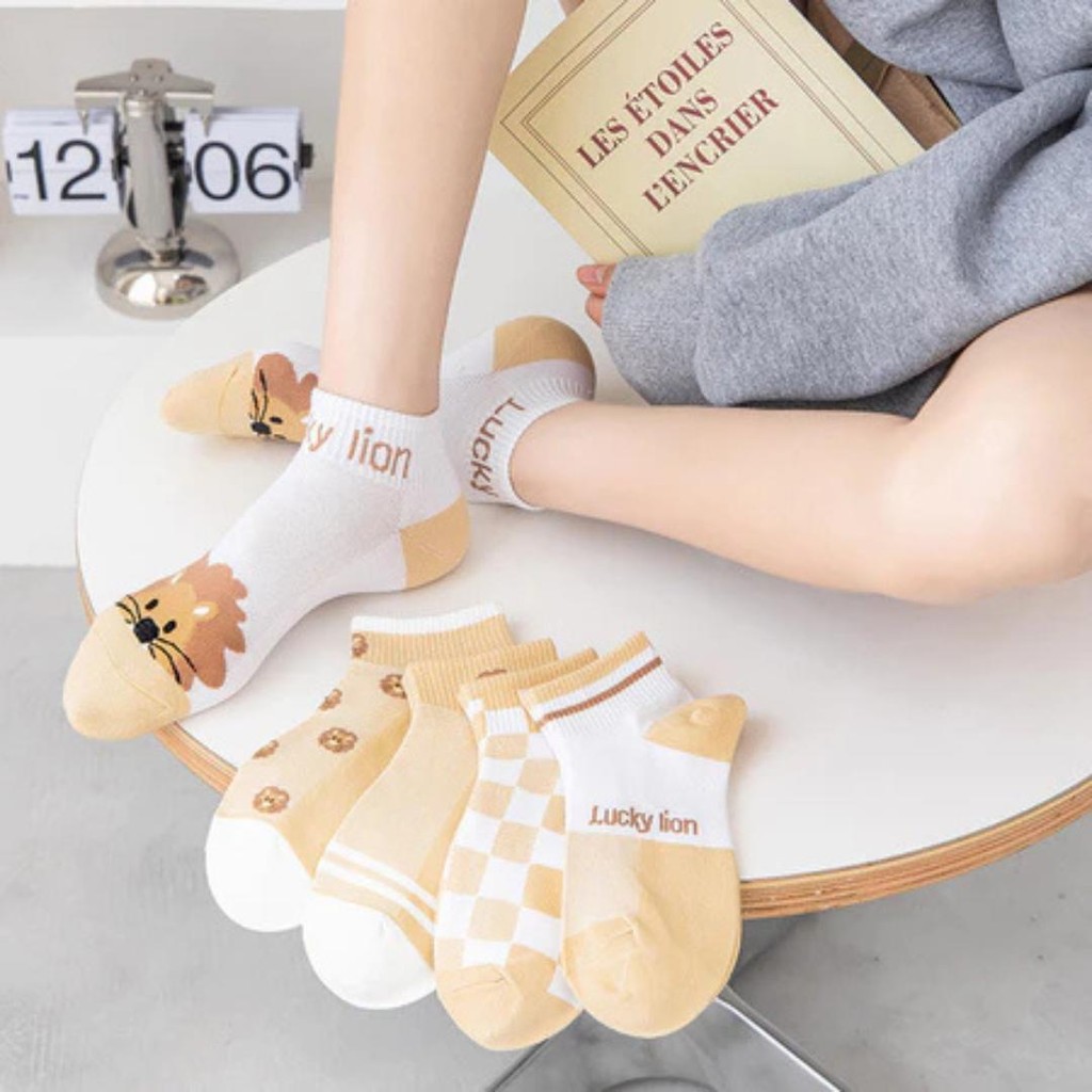 Abbigail UNISEX KOREAN FASHION MODEL SINGA SHORT SOCKS 9092 | Shopee ...