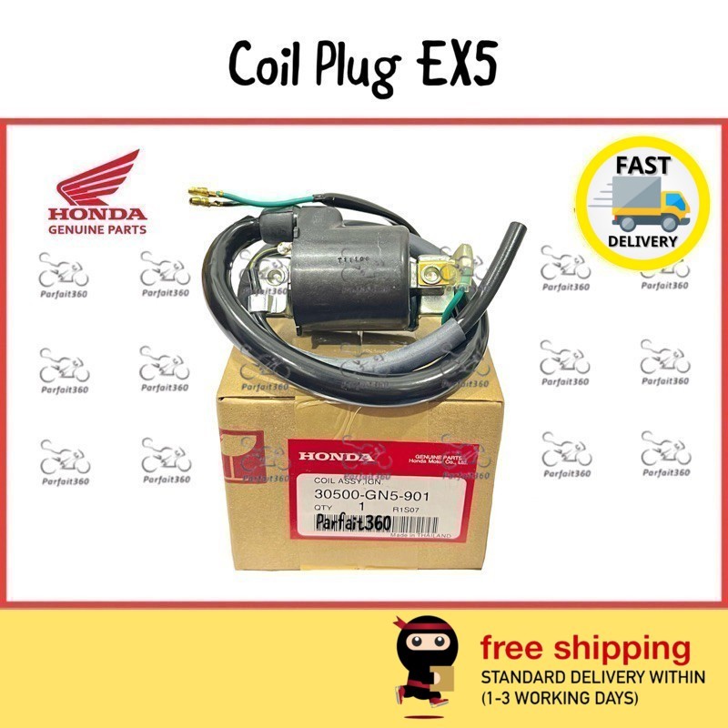 30500-GN5-901 HONDA EX5 DREAM / POWER / KRISS Coil Plug / Ignition Coil ...