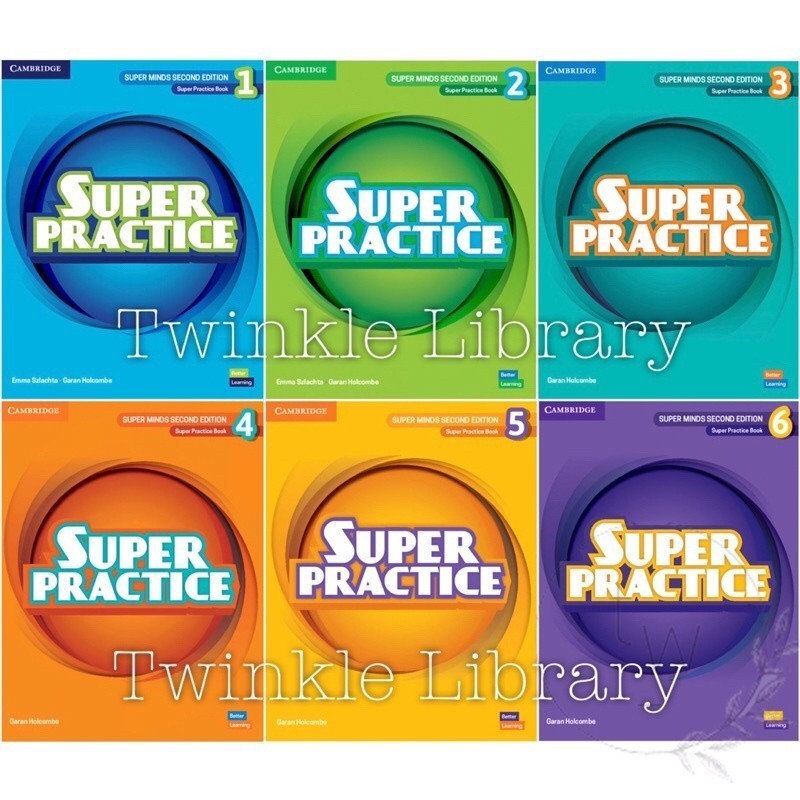 Physical Book Super Practice Book 1 2 3 4 5 6 (2nd edition / 2022 ...