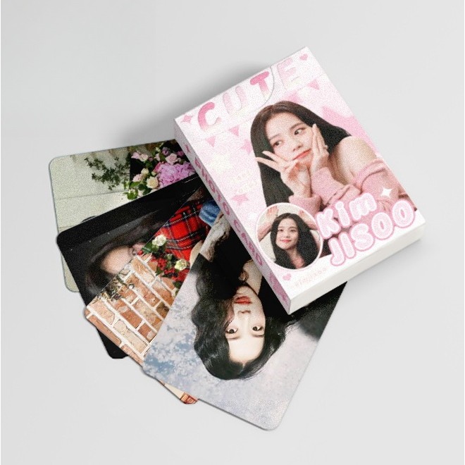 50-55pcs BP Rose APT Laser Lomo Cards JENNIE Mantra In Your World JISOO ...