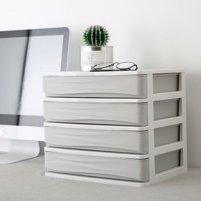 Desktop Storage Cabinet Multi-Layer Drawer Type Home Desk Storage Box ...