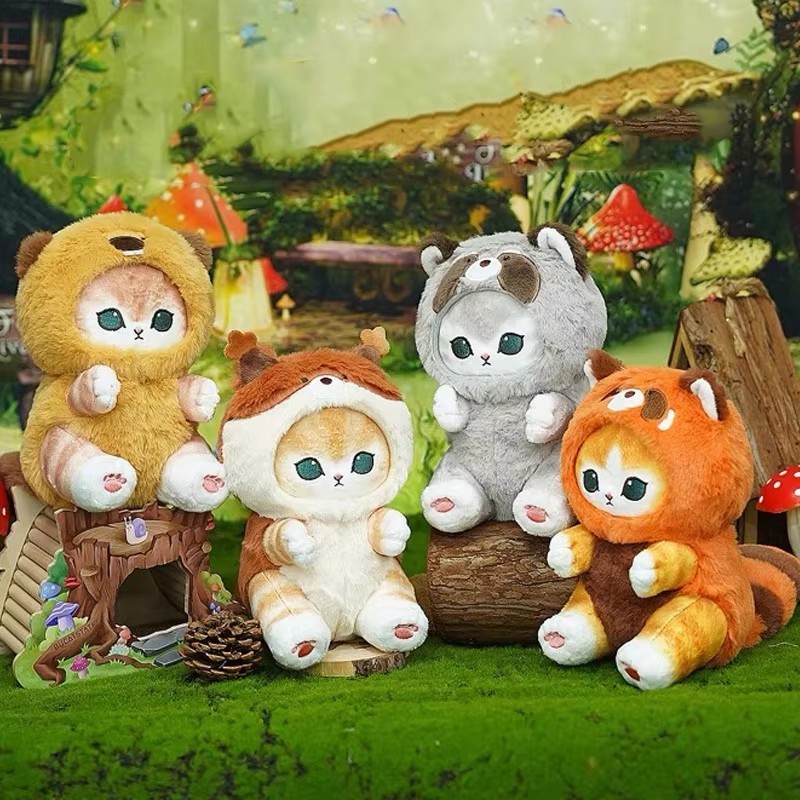 Mofusand Kawaii Cos Cat Kawaii Animal Plushies Keychain Cosplay Animals ...