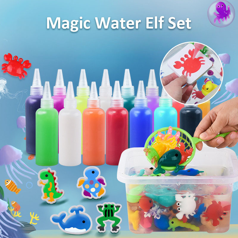 COD Baby Magic Water Elf Set DIY Slime Toys Girls Handmade 3D Baby Suit ...