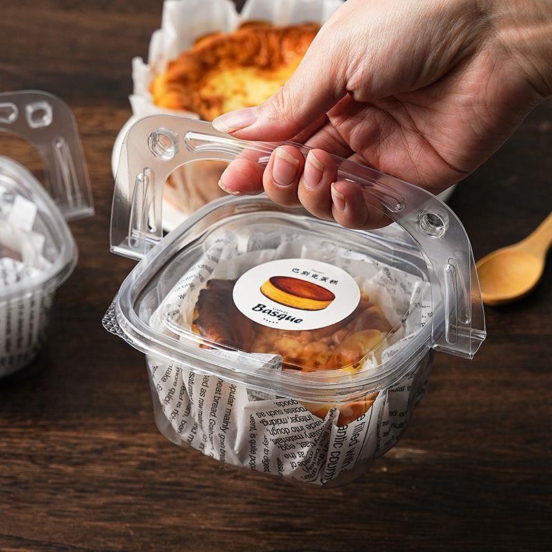 Dessert Packing Box Selection Basque Packaging Box Portable Flower ...