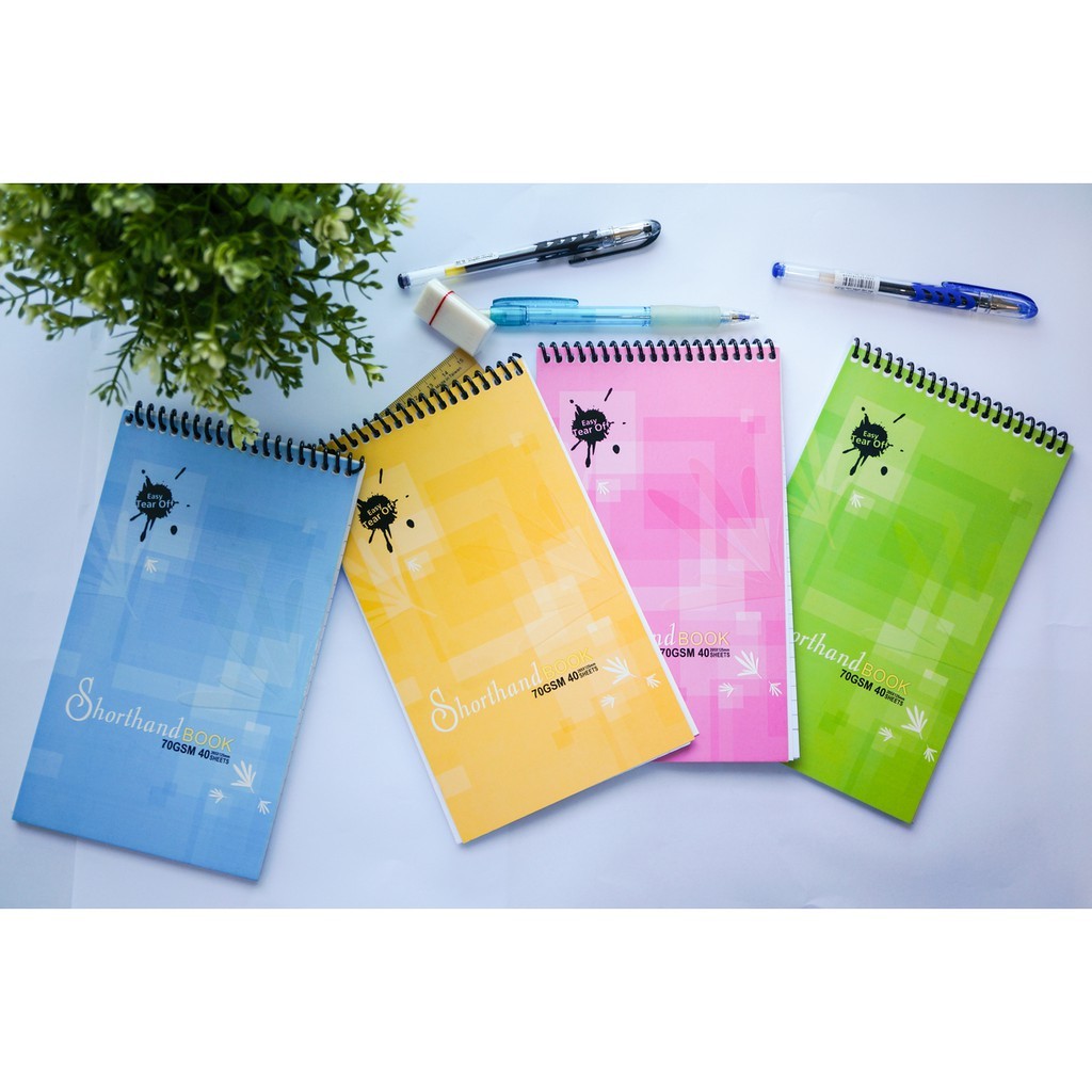 Standard Shorthand Book 70gsm 40sheets (Random Color) | Shopee Malaysia