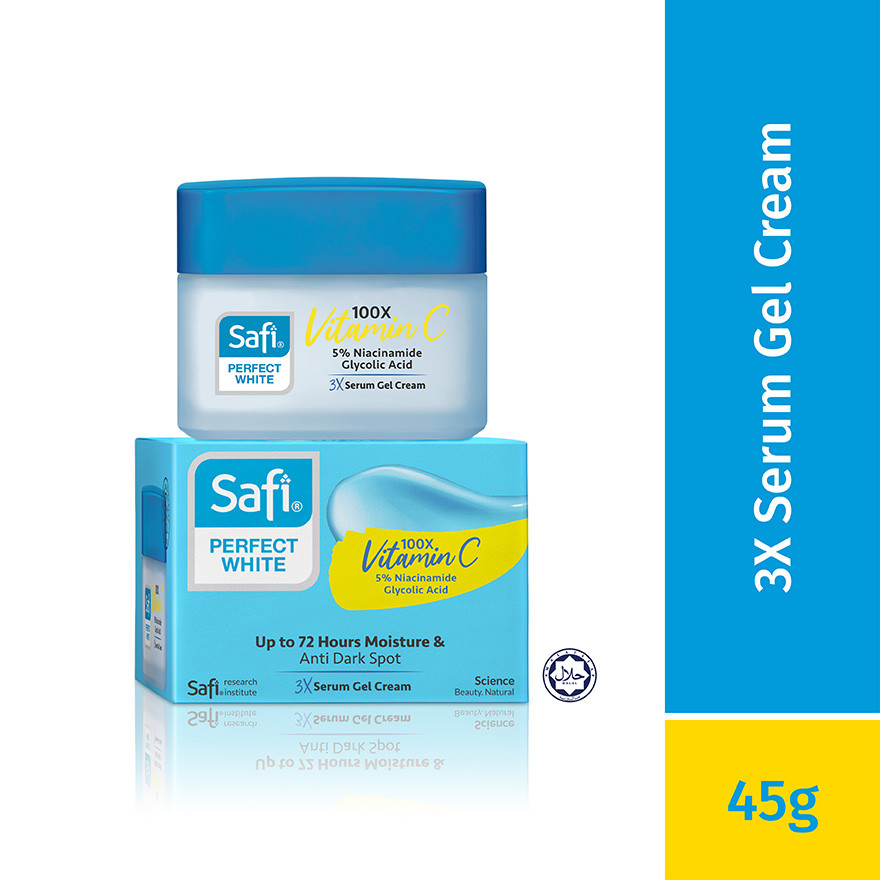 SAFI Perfect White 3X Serum Gel Cream Moisturizer 45g | Shopee Malaysia