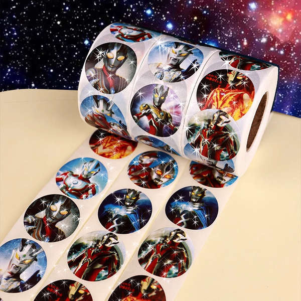 Ultraman Sticker Roll Children Sticker Bonus Roll Sticker Boy Sailor ...