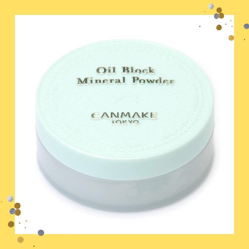 CAMMAKE Oil Block Mineral Powder C01 Fluffy Mint Face Powder Loose ...