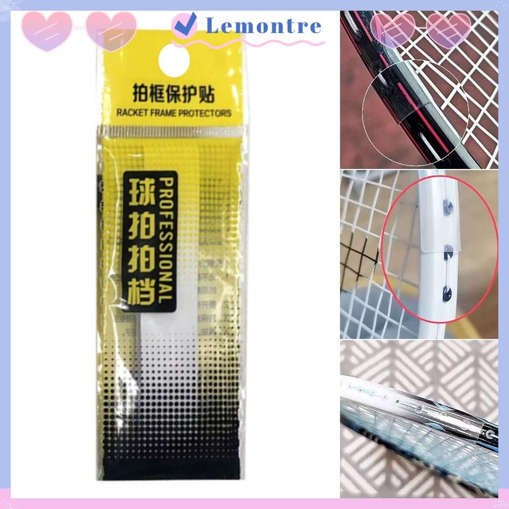 LEMONTRE Racket Edge Tape, Invisible Transparent Racket Head Protector ...