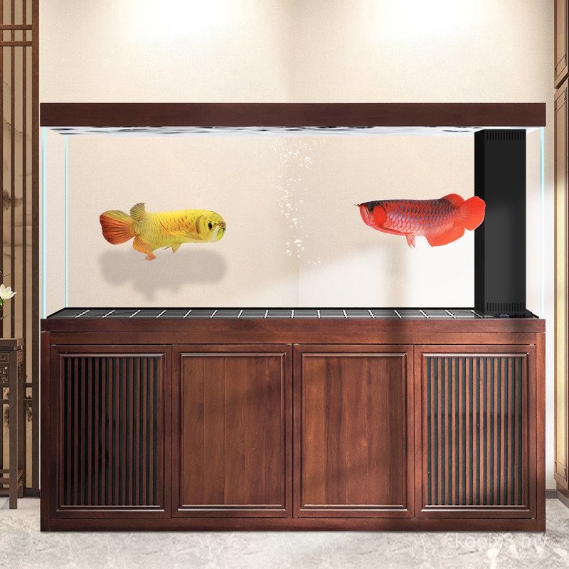 Tangki Ikan Ruang Tamu Rumah Aloi Aluminium Besar Pembahagian Skrin ...