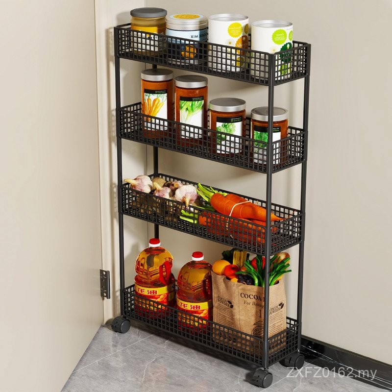 Storage Storage Rack Bathroom Toilet Storage Cabinet Ultra-Narrow Crack ...