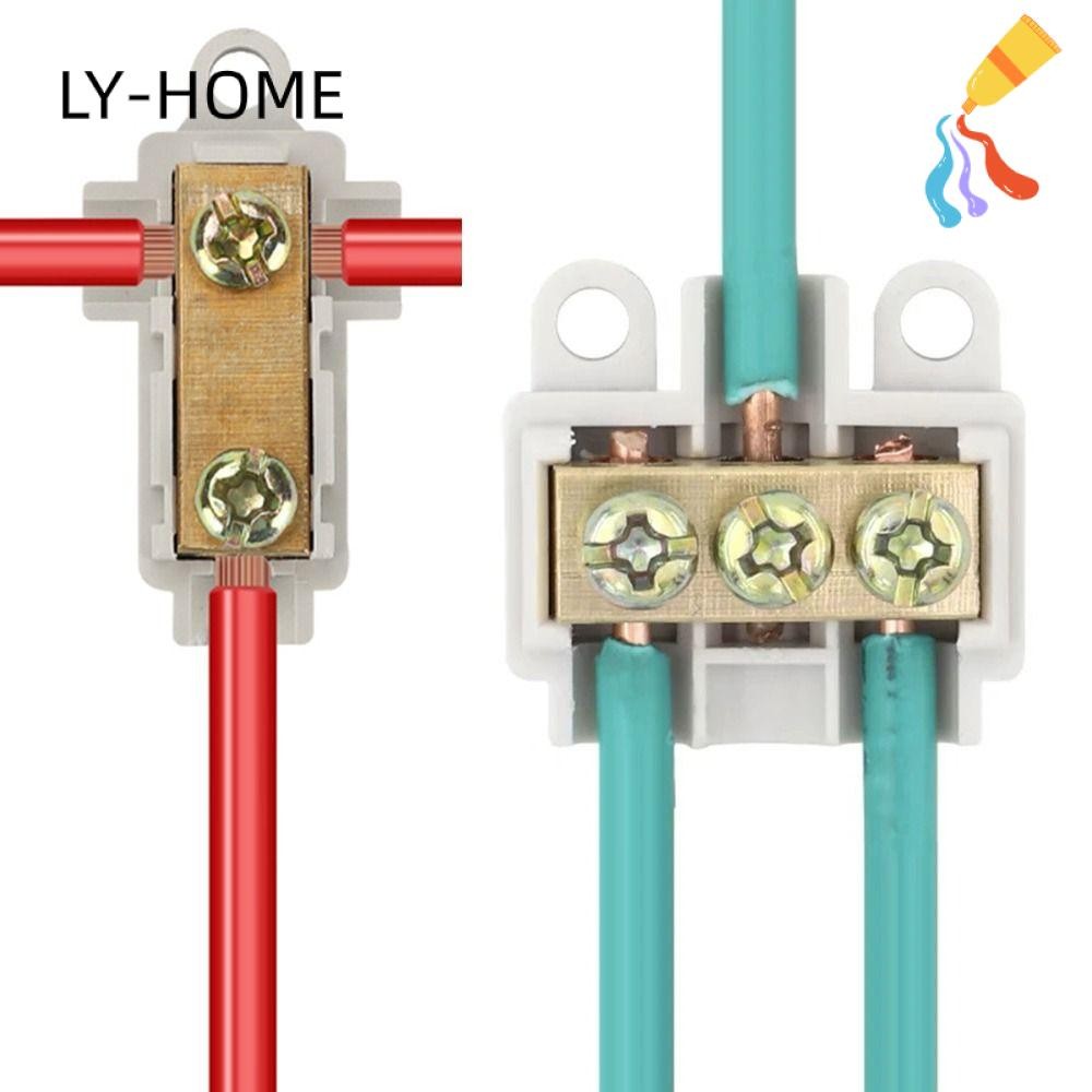 LY-HOME T-type Wiring Terminal Universal Splitter Wire Connector ...