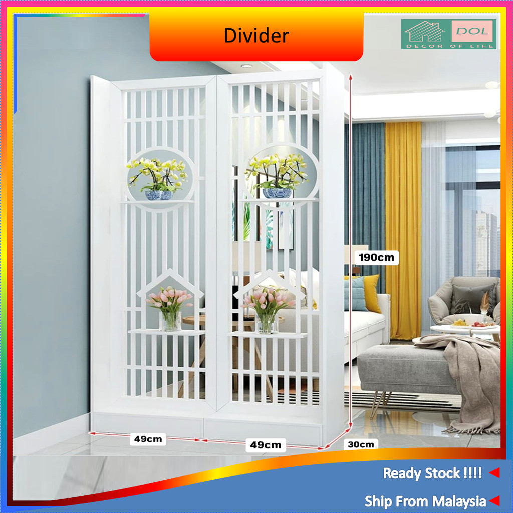 DIY Divider Room Partition Divider Partition Home Decor Penghadang ...