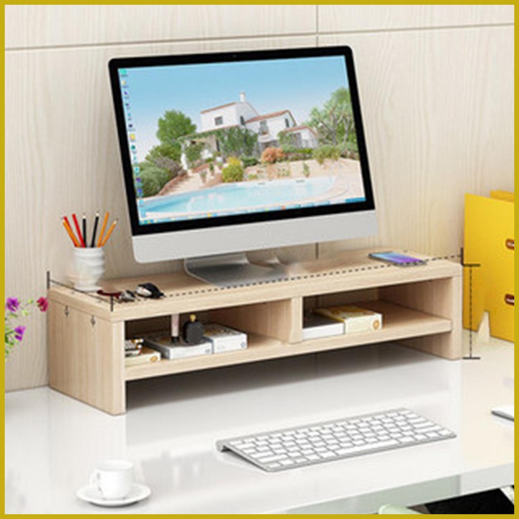 Computer Stand for Desktop Monitor Portable Elevator Monitor Riser ...