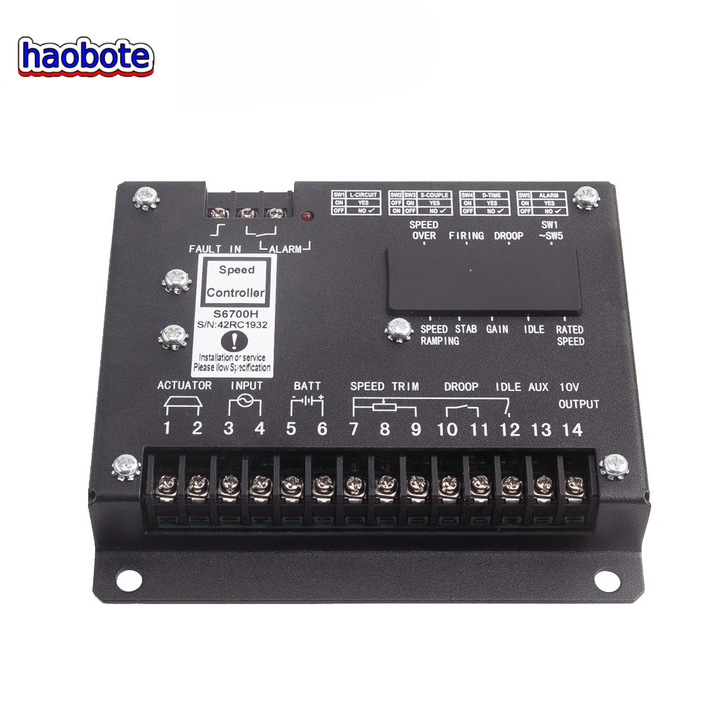 DC24V S6700H S6700E Diesel Generator Engine Speed Controller Governor ...
