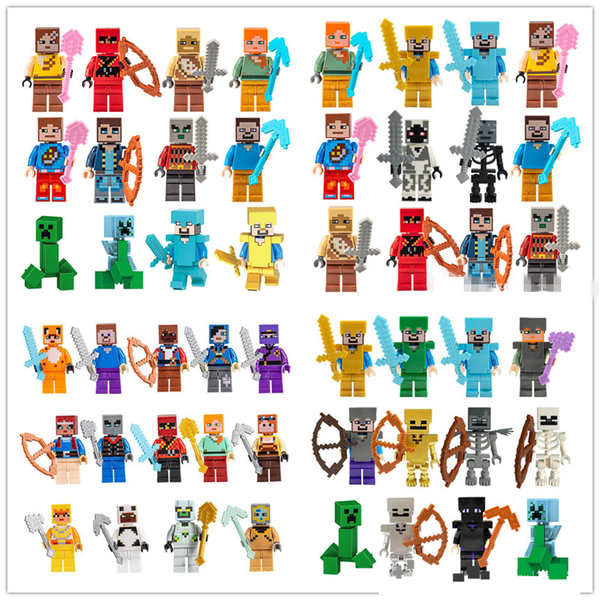 minecraft toy minecraft figure 2024 Minecraft Series Sandbox Building ...