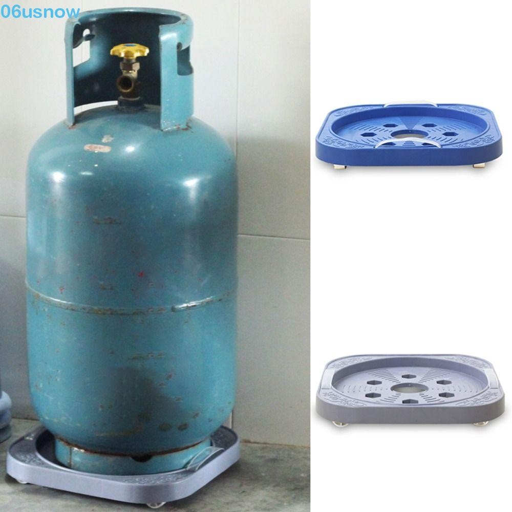 USNOW Cylinder Mobile Stand, Can Pallet Base Plate Moveable Wheels ...