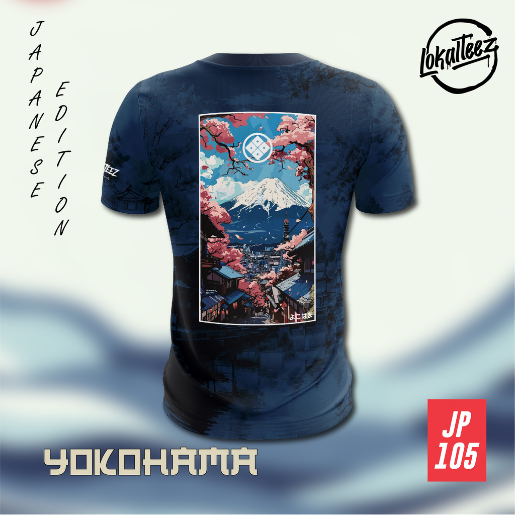 LOKALTEEZ JP105 Japanese BASHO Edition YOKOHAMA 180GSM RJPK JERSEY | Shopee Malaysia