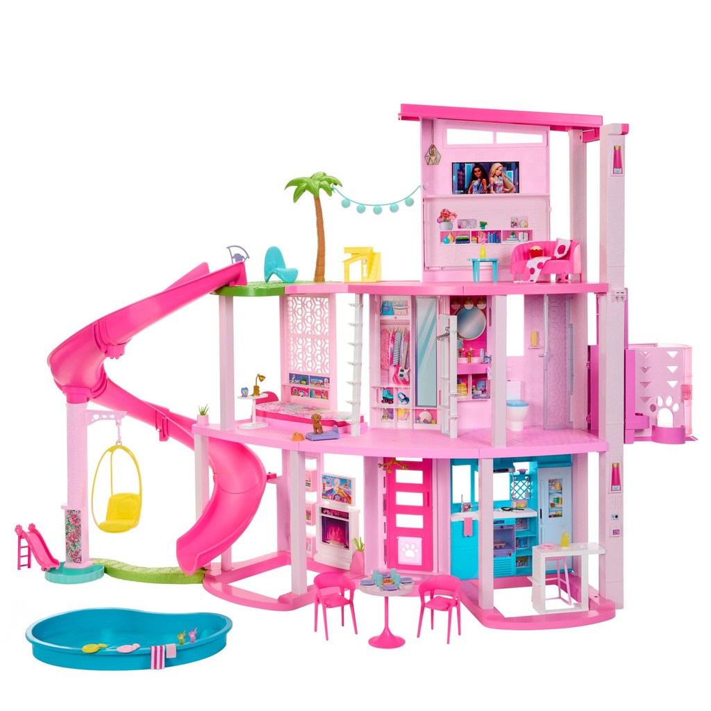 Barbie Dream House 3-way large sliding house (lights and sounds) Barbie ...