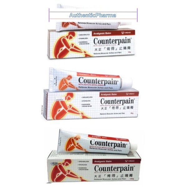 Counterpain Analgesic Balm (30g/60g/120g) | Shopee Malaysia