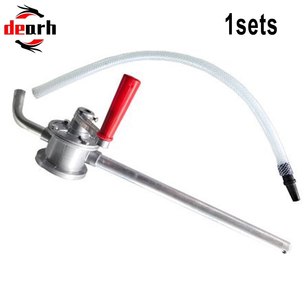 Drum Rotary Pump Hand Crank Fuel Oil Gas Transfer Pump 55 Gallon ...