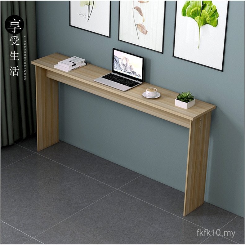 Simple Long Strip Table Back Wall Narrow Table 20 Narrow Strip Table 30 ...
