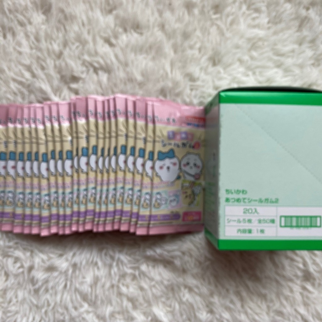 Good Things Recommended chiikawa Stickers a, b, C, d Type Whole Box ...