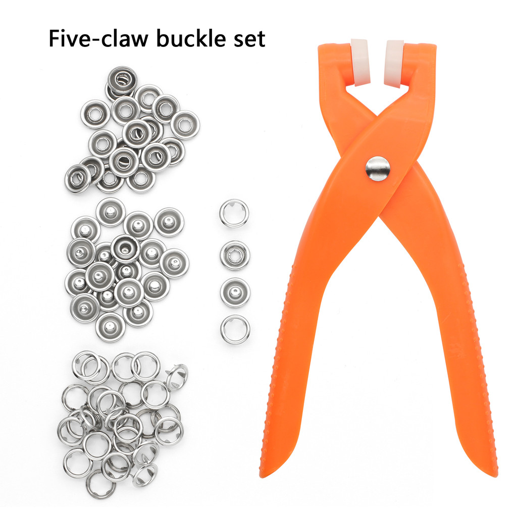 Five-claw Buckle Installation Set Buckle Seam-Free Buckle Hand Press ...