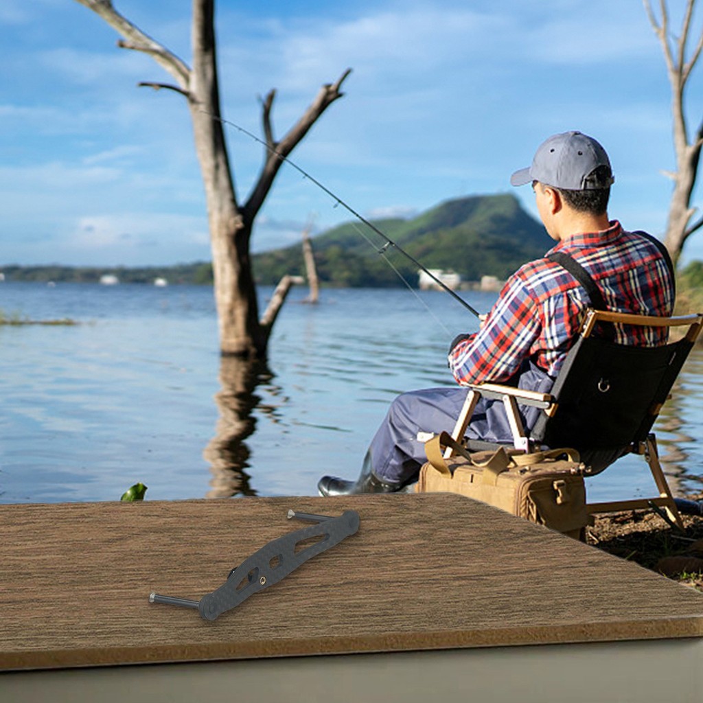 (THEBEST) Carbon Fiber Fishing Rocker Handle for DAIWA FOR ABU Hole 8 ...