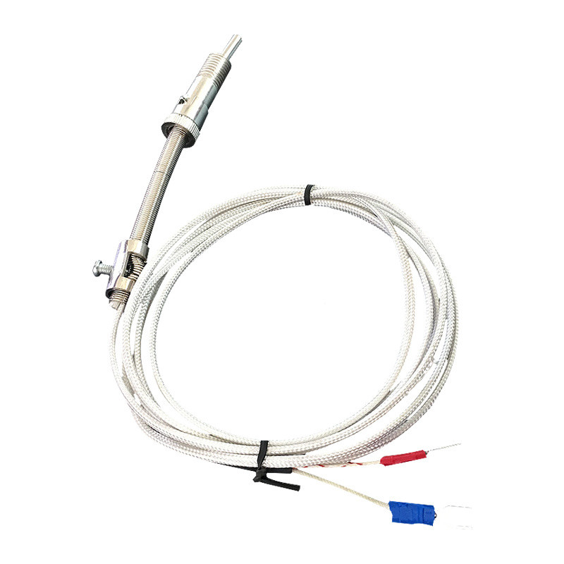 K-type E-Type Crimping Spring Type Thermocouple Resistance WRNT-01 2 ...