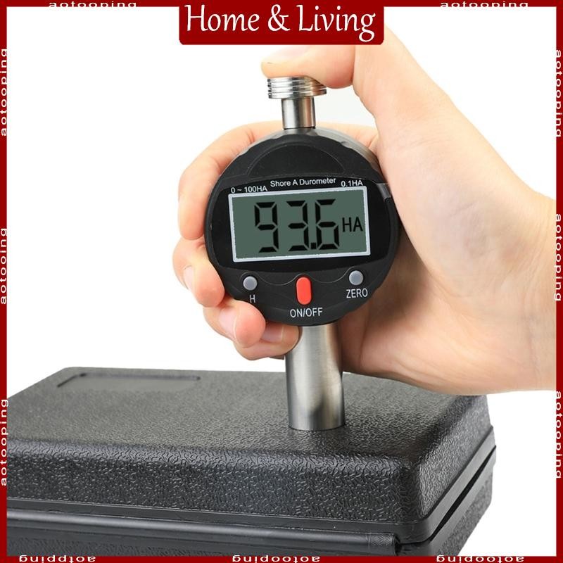 AOTO Electronic Digital Shore Durometer Type A D Sclerometer Rubber ...