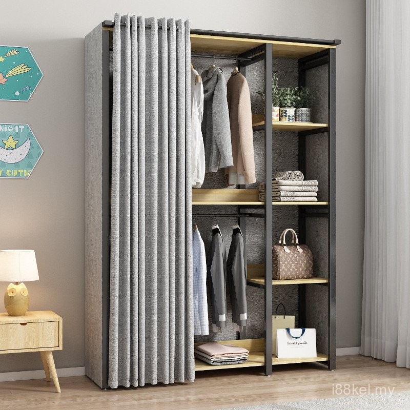 Simple Simple Wardrobe Modern Simple Household Bedroom Iron Cloth ...