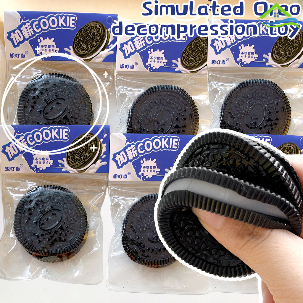 Oreo Biscuit Squishy Fidget Toy Oreo Biscuit Stress Ball Squeezing ...