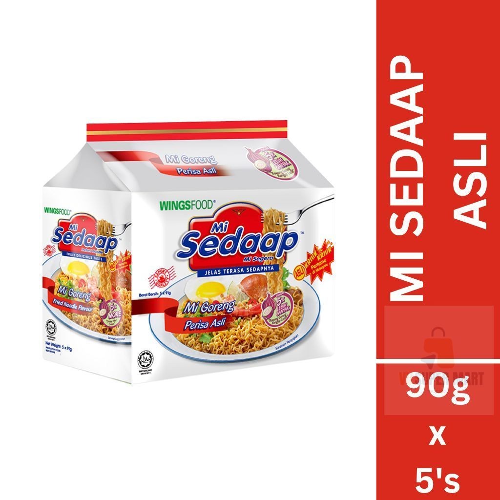 MI SEDAAP Mi Goreng Perisa Asli (90g x 5's) | Shopee Malaysia
