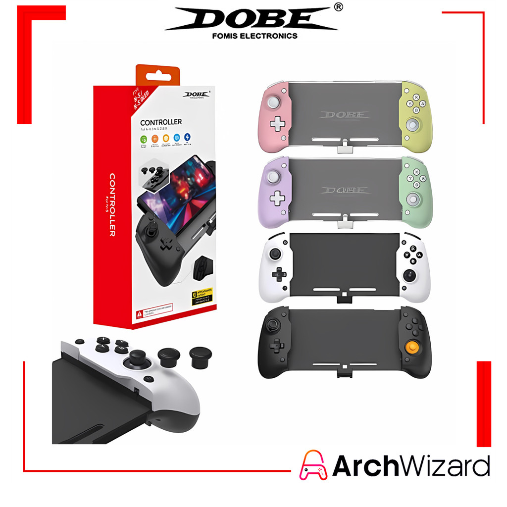 Dobe Nintendo Switch OLED Ergonomic Wireless Controller Grip TNS-1125 ...