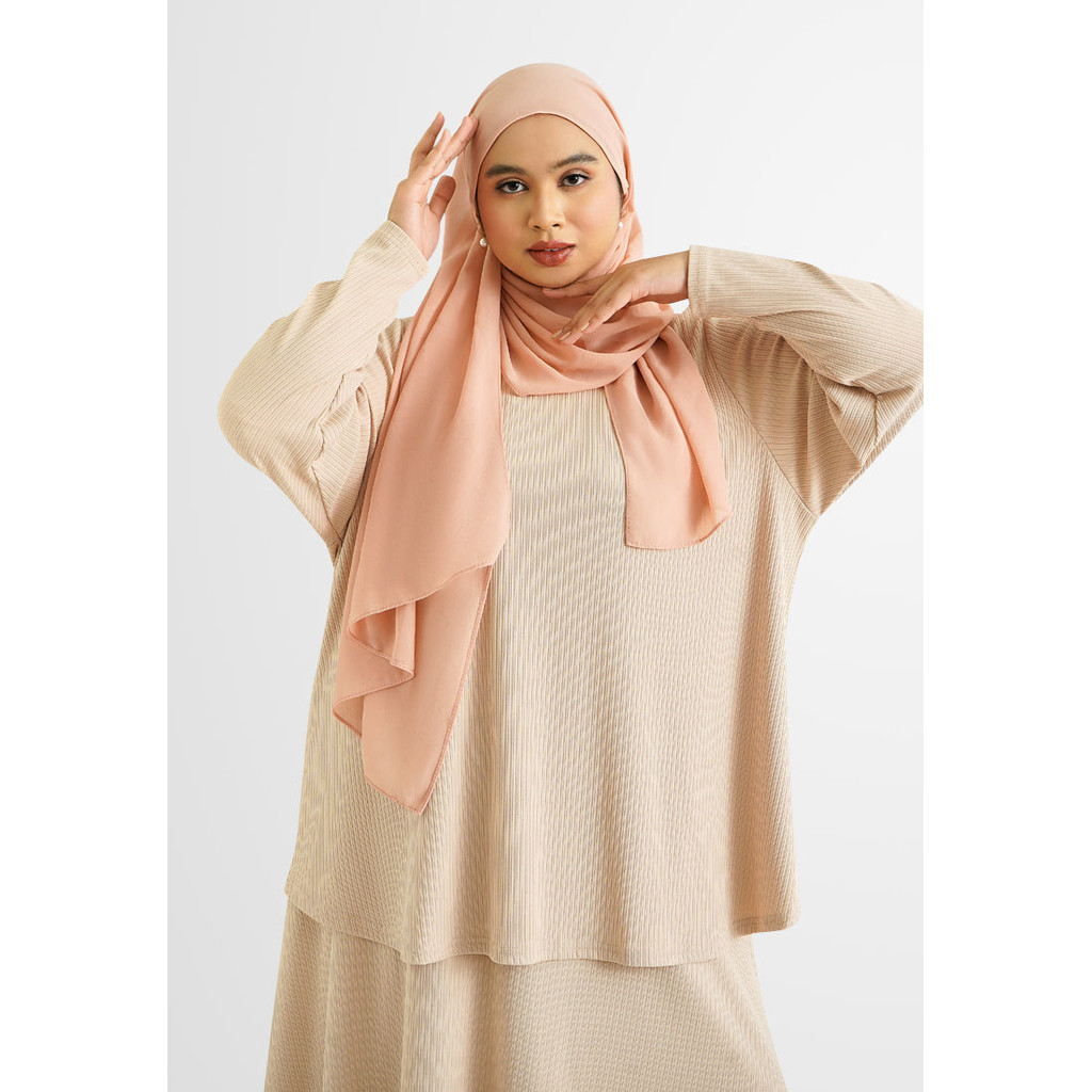 Astrid DEMURE Long Sleeve Back Pleat Top | Shopee Malaysia