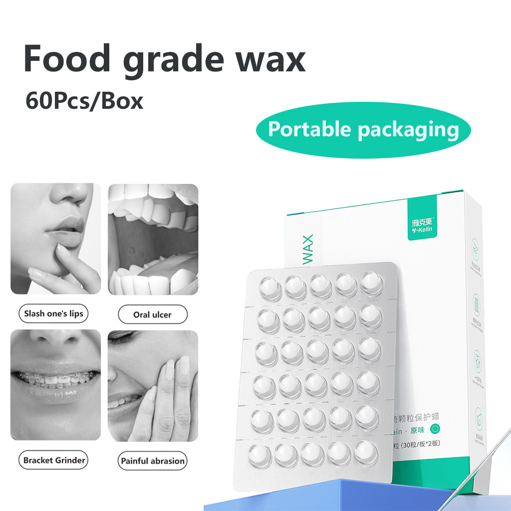 60Pcs/Box Portable packaging Dental Orthodontics Food Grade Soft Wax ...