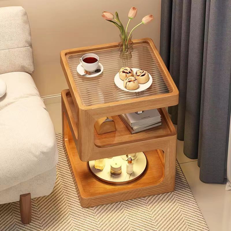 Solid Wood Coffee Table Living Room Simple Modern Sofa Small Table ...