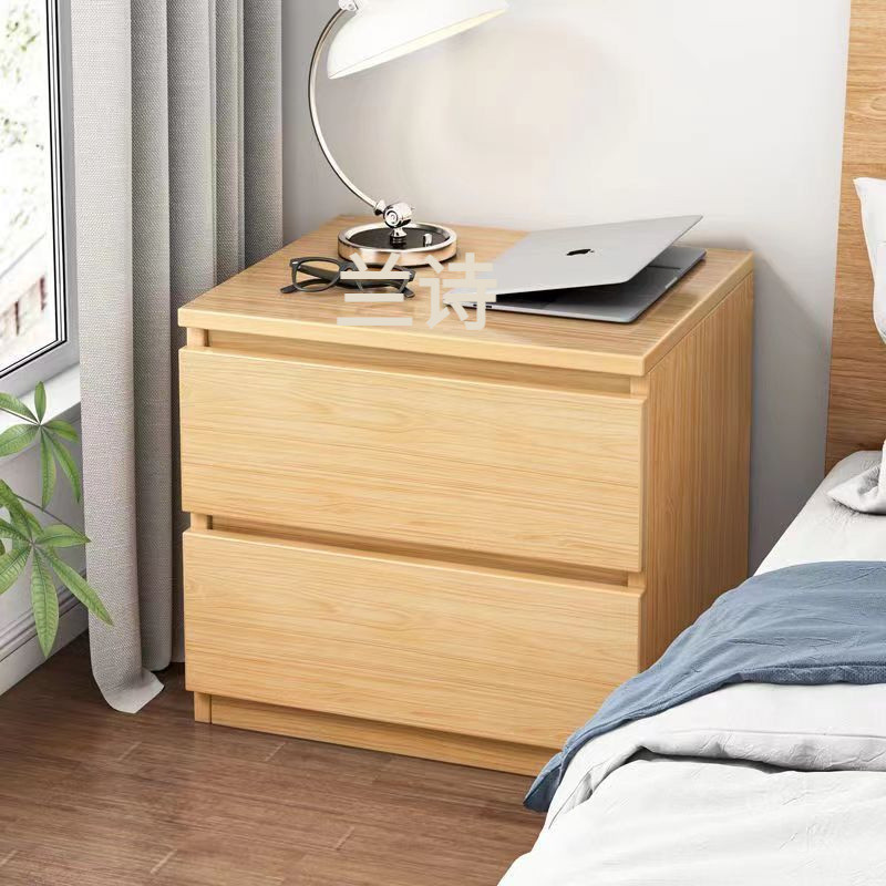 Meja sisi katil Lanshi dada laci loker penyimpanan sederhana moden ...